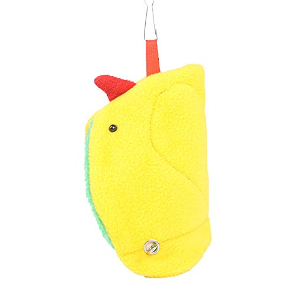 Small Birds Tent Winter Warm Plus Hut,Parrot Habitat with Standing Stick Bird Nest Hanging Hammock for Cage,Hideaway Cave Snuggle Sleeping Bed for Budgie Lovebirds Canaries Finches Small Conures