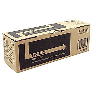 Kyocera FS-1028MFP (TK-132) Black Toner Cartridge Standard Yield (7,200 Yield) with Micro Smartoners Cloth