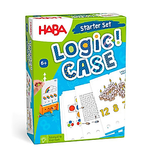 HABA Logic! CASE Starter Set - Brain Building Puzzles for Ages 6+
