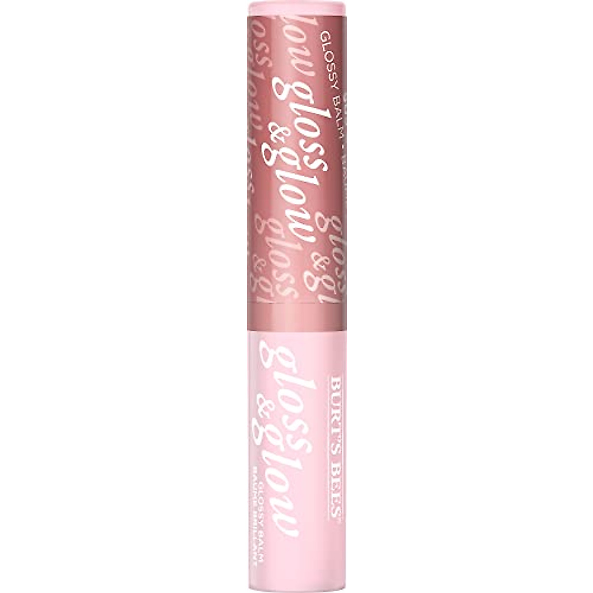 Burt's Bees Lip Gloss and Glow Glossy Balm, 100% Natural Makeup, Chai Time (Pack of 2 Tubes)