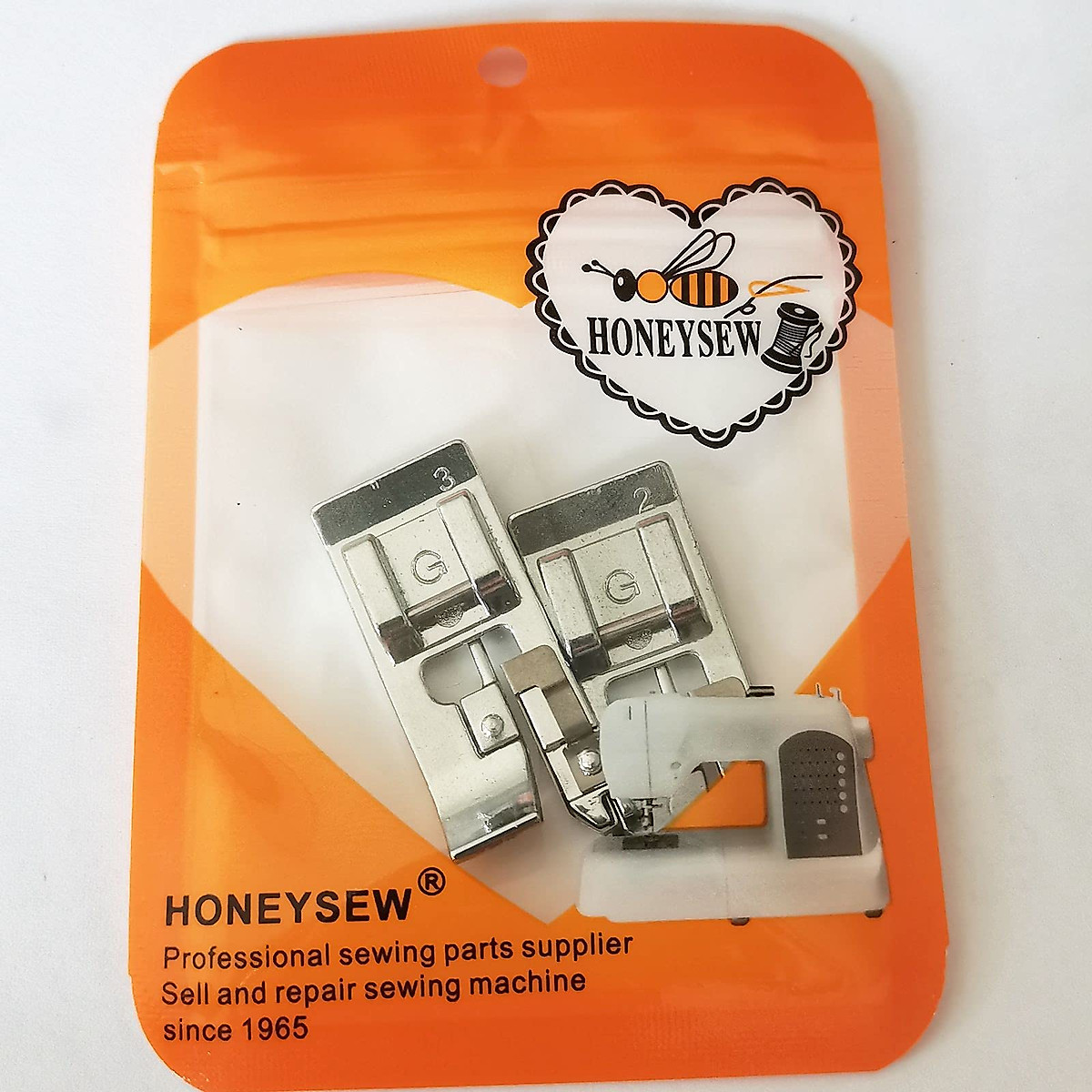 HONEYSEW Snap On Overcast Presser Foot (G) XC3098051 for Babylock, Brother, Simplicity, Singer Domestic Sewing Machine