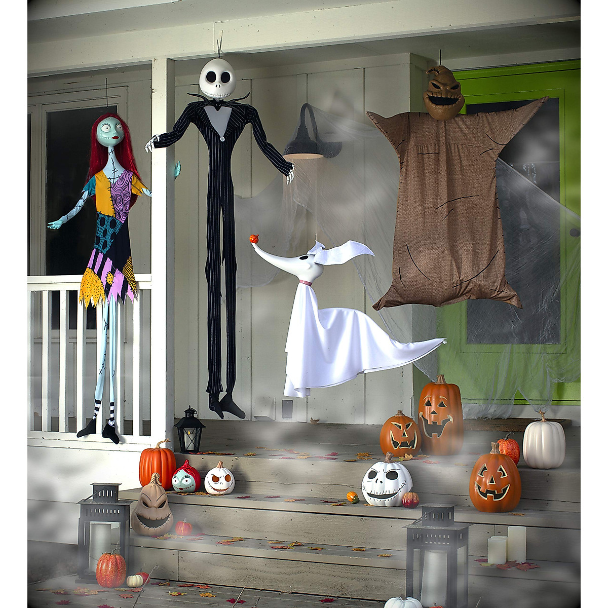 Disney The Nightmare Before Christmas Jack Skellington Light Up Full Size Poseable Hanging Character Decoration