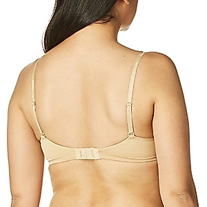 Calvin Klein Women's Constant Convertible Strap Lightly Lined Demi Bra, 34C, bare