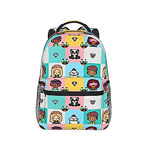 hgxim Backpack Pattern Lightweight Leisure Bag 3d Printing Large Capacity Pattern Leisure Bag Travel