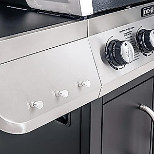 Even Embers GAS1466AS Four Burner Grill, Black