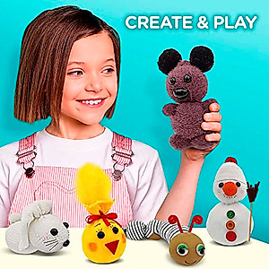 Arts and Crafts for Kids Ages 8-12 - Create Your Own Stuffed Animal Kit - Art Project for Girls & Boys Ages 7, 8, 9, 10, 11, 12