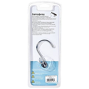 Samsonite Electronic Luggage Scale, Black, One Size