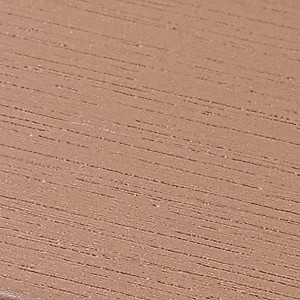 Flash Furniture Charlestown Tiered Commercial Poly Resin Adirondack Side Table - Natural Cedar - All-Weather - Indoor/Outdoor