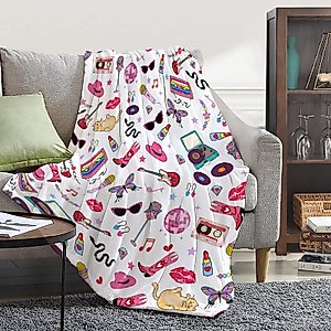 Gifts for Women Girls Blanket for Men Boys Throw Blanket for Kids Birthday Super Soft Flannel Lightweight Comfy Bedding Blankets for Sofa Couch for Bed Camping and Travel-40x50 Inches