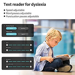 NEWYES [Dictionary in English] Scan Reader Pen 3 Pro, 16GB Collins Dictionary Scanner Translator Scanning Pen, OCR Digital Voice Translator Device Text & Phonetic Multilingual Translation Blue