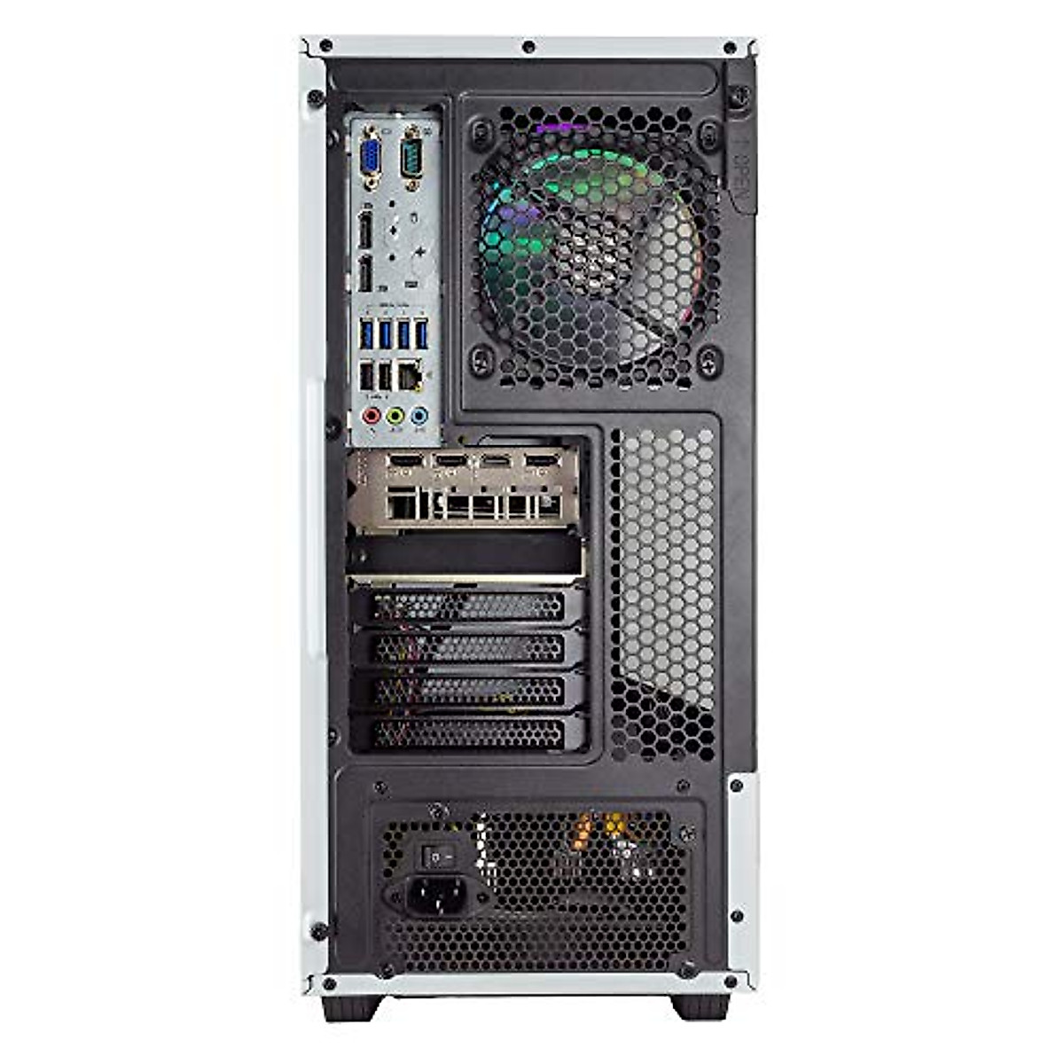 Periphio Spectre Gaming PC Tower Desktop Computer, Intel Quad Core i7 3.3GHz, 32GB RAM, 500GB SSD + 1TB HDD, Windows 10, GTX 1660 Super 6GB Graphics Card, HDMI, Wi-Fi (Renewed) (Gaming PC Only)