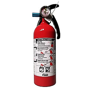 Safety and Trauma Supplies Hi-Viz All-in-One DOT OSHA Compliant Kit with Kidde 5 BC Fire Extinguisher Model FA5G