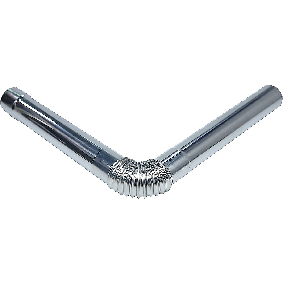 SoloWilder Wood Stove Pipe Flue Extension Stainless Steel Chimney, Diameter 2.36", 4 Straight with 1 Elbow(36cm/14.17in)