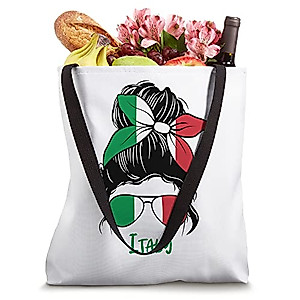 Italian Girl Italy girl Italia woman flag Tote Bag