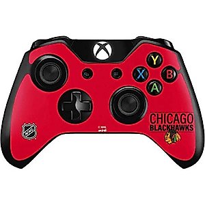 Skinit Decal Gaming Skin Compatible with Xbox One Controller - Officially Licensed NHL Chicago Blackhawks Lineup Design