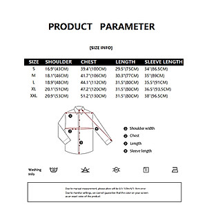ZEROYAA Men's Luxury Gold Embroidery Design Slim Fit Long Sleeve Button Up Dress Shirts ZHCL44-Black Medium