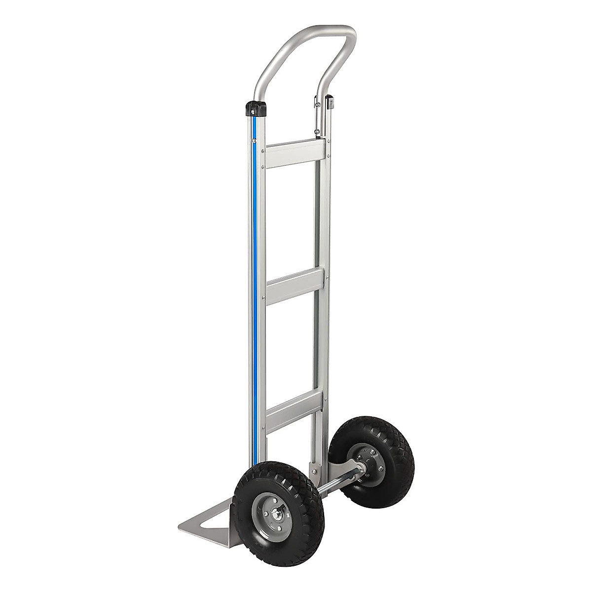 440/550lbs Industrial Hand Truck Cart, Aluminum Alloy Truck Dolly with Collapsible Wheels & Telescoping Handle, Heavy Duty Dolly Cart, 18.11 * 20.27 * 59.84in (500Lbs)