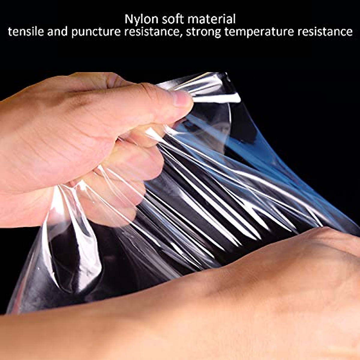 MAGIC SEAL Chamber Vacuum Sealer Bags Rolls, Clear 12’’×50’ Smooth Flat Rolls 2 Pack, BPA Free Great for Food Vac Storage or Sous Vide, Puncture Prevention, Commercial Grade (12''x50'-2 rolls)