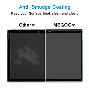 Adeway Microsoft Surface Book 2/1 Screen Protector 13.5 Inch, High Sensivity, Anti Fingerprint, Tempered Glass Screen Protector for Surface Book (2017/2018 Models) (2 Pack)
