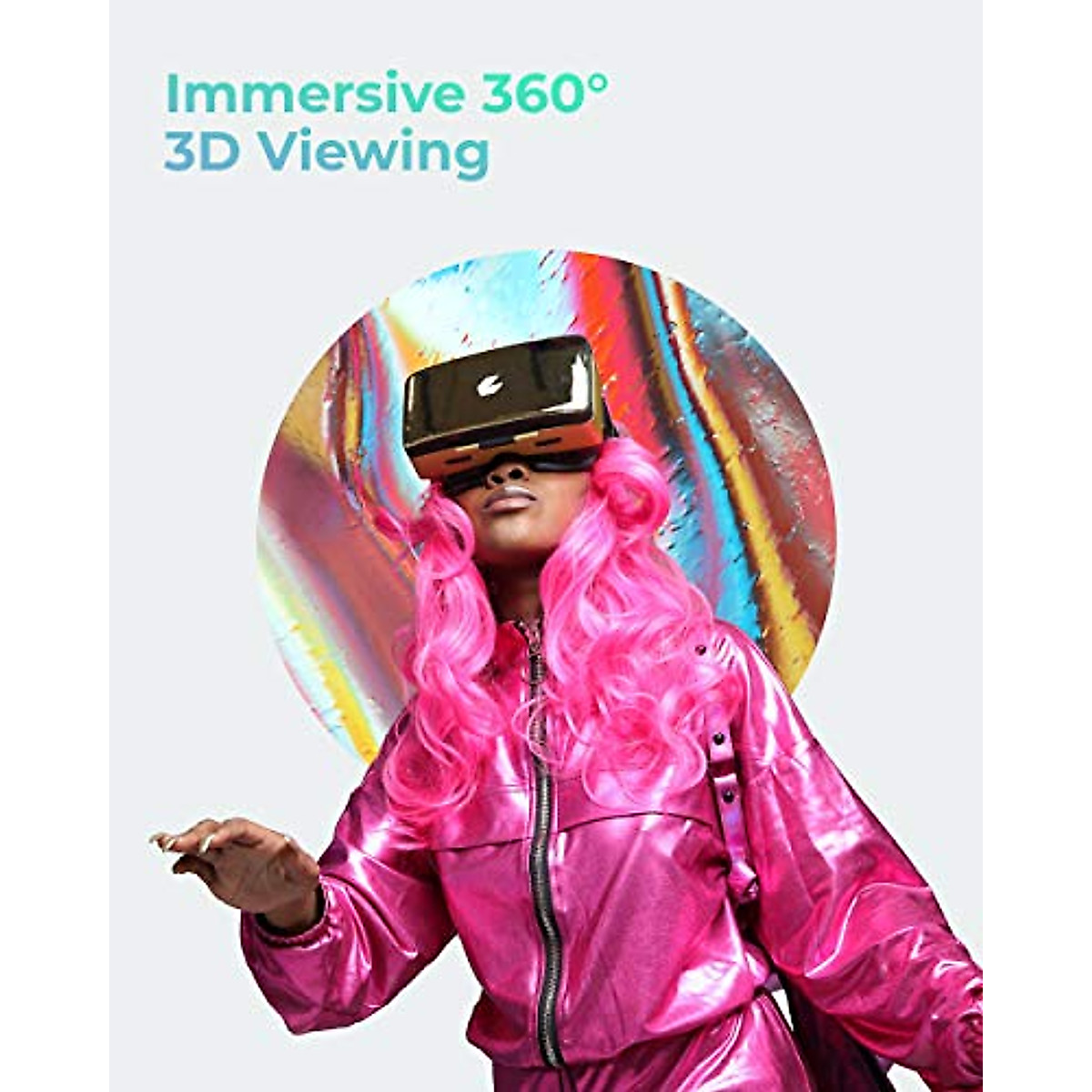 CEEK VR Headset Goggles | 3-Month CEEK VR Experiences Subscription | Gold