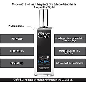 Perfect Scents Fragrances | Inspired by Ralph Lauren's Polo Black | Men’s Eau De Toilette | Vegan, Paraben Free, Phthalate Free | Never Tested on Animals | 2.5 Fluid Ounces