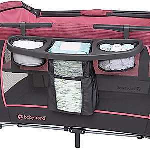 Baby Trend Lil Snooze Deluxe III for Twins,Cozy Berry