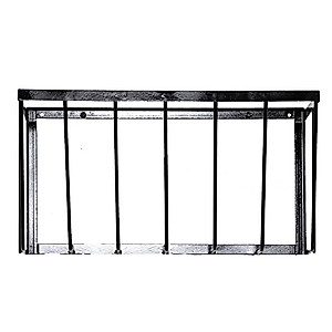 SHEDorize Hay Rack - Premium Quality Hay Feeder Rack for Horses, Goats & Sheep - Designed to Hold 4 Cakes of Hay - Wall Mounted Horse Feed Bucket with Rounded Edges (27 x 13 x 14.5 inches)