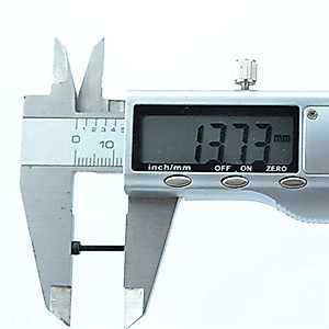 XunLiu 100PCS Grade 14.9 Alloy Steel Hex Socket Head Cap Screws Allen Wrench Drive Knurled Screws Black M2 12MM