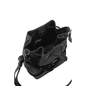 Killstar Faye Realm Bag Gothic O-Ring Grunge Punk Drawstring Studded