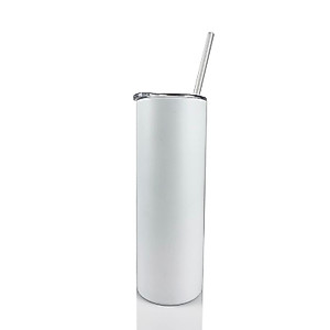 Hogg 20oz Sublimation Glow in the Dark Tumbler Case (24 Units) - Blue Glow, Glow in the Dark Sublimation Tumblers 20 oz, Blank Tumblers in Bulk, Glows After Exposure to Light - Blue Tumbler