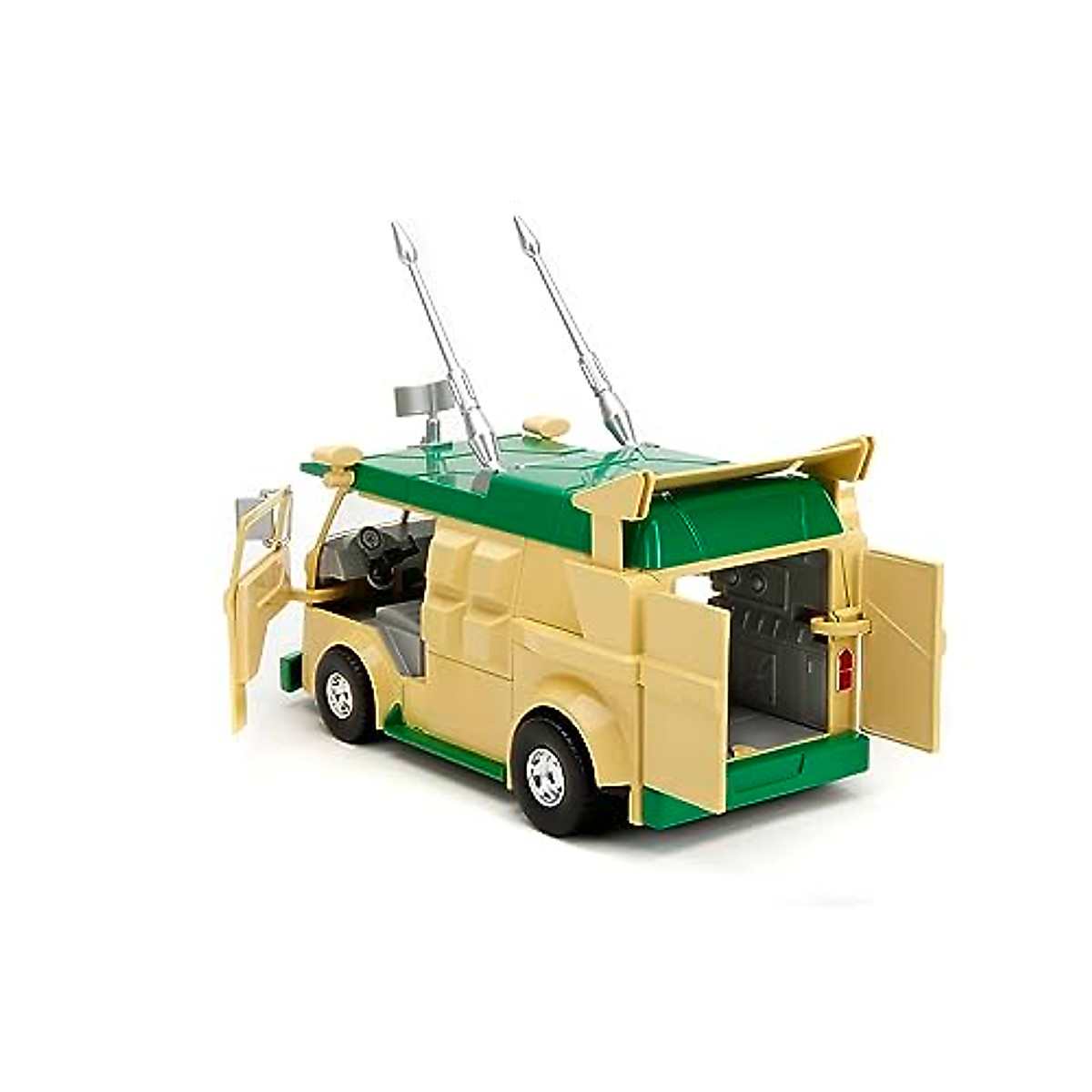 Jada Turtles Party Wagon 1:24 Die-Cast Car Play or Gift and for a Collection for Both Kids and Adults