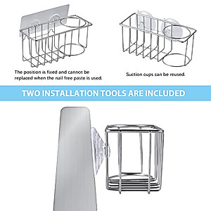 Vanleonet Sponge Holder Sink Caddy ,Sponge Holder for Kitchen Sink,Kitchen Sink Suction Holder for Sponges, Scrubbers, Soap, Kitchen, Bathroom