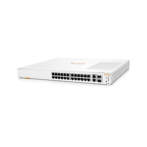 Aruba Instant On 1960 24-Port Gb Smart-Managed Layer 2+ Ethernet Switch with PoE | 24x 1G, 2X 10GBase-T + 2X SFP+ Uplink Ports | 20x CL4 + 8X CL6 PoE (370W) | Stackable | US Cord (JL807A#ABA)