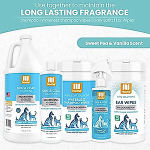 Nootie Waterless Shampoo Wipes For Dogs & Cats-Long Lasting Fragrances-Sold In Over 3000 Vet Clinics-Made In U.S.A. 70 Count