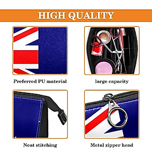 TBOUOBT Cosmetic Travel Bags, Makeup Case, Makeup Bag for Toiletries, Australian Federal Flag