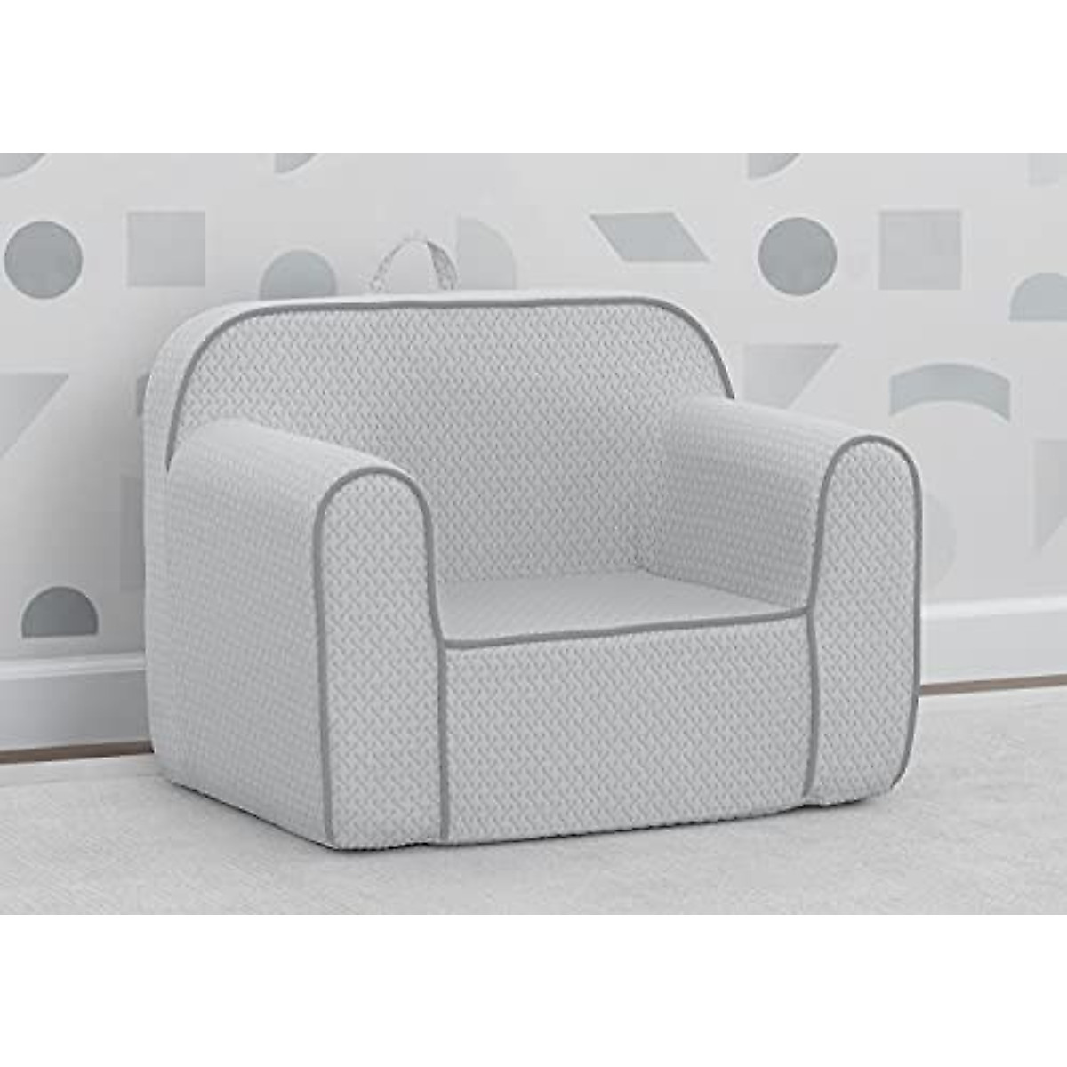 iComfort Memory Foam Chair for Kids for Ages 18 Months and Up, Grey