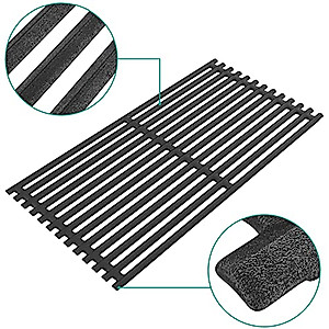 EasiBBQ Cast Iron Grill Grates for Charbroil 463642316 463644220 G369-0030-W2 G469-0005-W1 G460-0500-W1, 17 Inch Cooking Grate for Char-Broil 463675016, for nexgrill Evolution 720-0864 720-0864m
