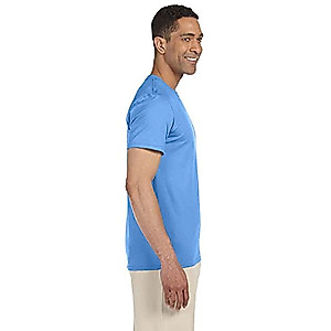 Gildan Adult Softstyle? 4.5 oz. T-Shirt M Carolina Blue