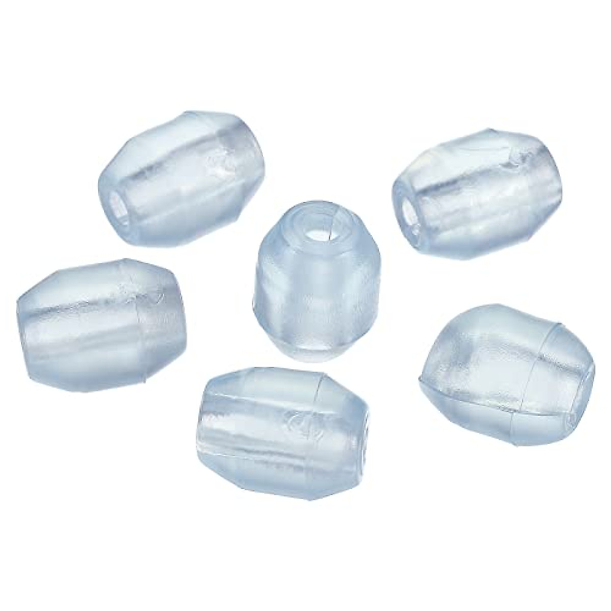 MECCANIXITY Kitchen Sink Rack Feet 4mm ID x 13mm OD PVC Sink Replacement Feet for Protective Sink Grid, Clear Pack of 40