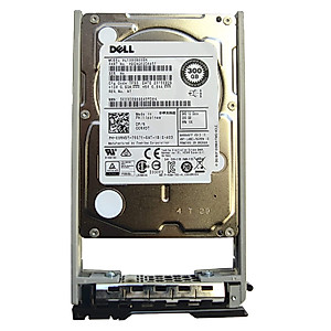 Dell 00RVDT 300GB 15K SAS 2.5'' 12Gbps Hard Disk Drive with 2.5in Caddy/Sled (Renewed)