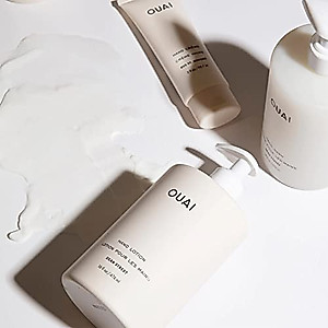 OUAI Hand Lotion. The Perfect Lightweight Formula to Hydrate Your Driest Spots. Made with Avocado, Jojoba and Rose Hip Oils to Lock in Moisture (16 Fl Oz)