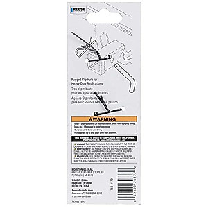Reese Towpower 7057730 Class III-V Heavy Duty Pin and Clip (5/8" with a 3-1/2" Span)