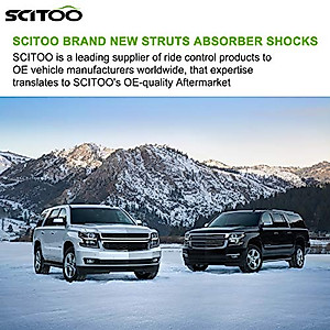 Scitoo Shocks Absorber, Front Shock Strut Absorbers Kits fit 2003 2004 2005 for Toyota Sienna Compatible with 334430 72236 334431 72237 Set of 2