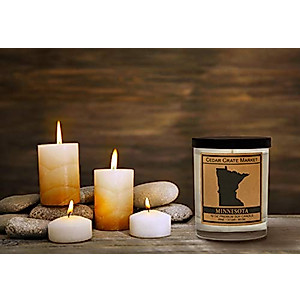 Minnesota State Candle Gift, Show Your Home State Pride and Your Love for Your Hometown, Wherever You May be, Our State Candle Will Remind You of Home, House Warming Gifts for New Home, Made in USA 