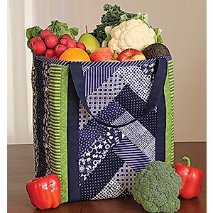 June Tailor Inc Quilt As You Go Shoppers Totes-3pk QAYG Sew/Nbr Utility Shop Tote
