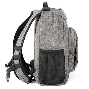 LAPG Commuter Backpack, School Backpack, Hydration Compatible Small Backpack - Black