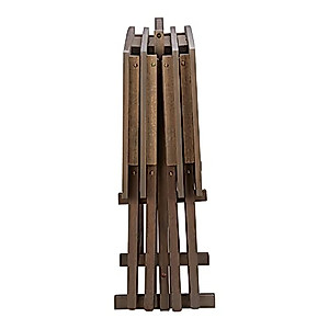 Rustic Grey，5pc XL Oversized Tray Table Set