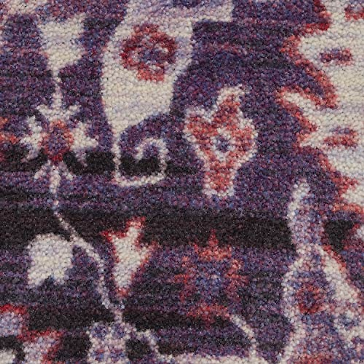 Mohawk Home Prismatic Marshall Purple Floral Ornamental (5' X 8') Area Rug