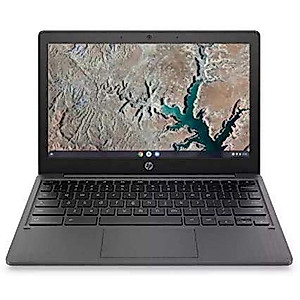 HP Chromebook 11.6" HD (1366 x 768) Anti-Glare Laptop, MediaTek MT8183 Octa-Core, 4 GB RAM, 32 GB eMMC, Media Card Reader, Wi-Fi, Bluetooth, Webcam, Chrome OS, Ash Gray