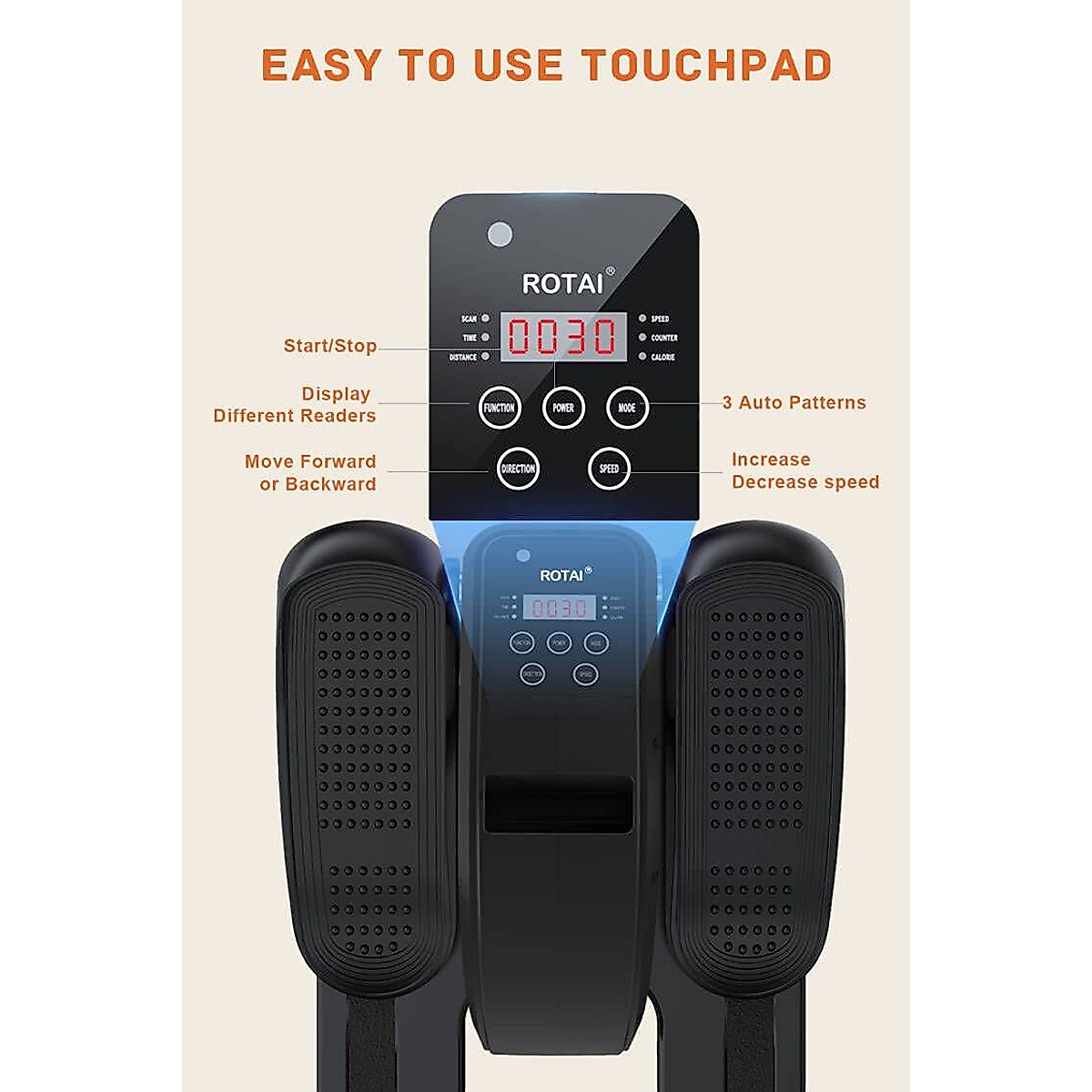 Under Desk Elliptical Machine for Seniors Rehab Electric Seated Leg Foot Pedal Exerciser Bike, Portable Trainer for Home & Office with Remote and LCD Monitor (Black)